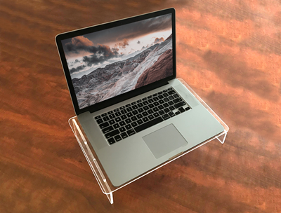 Acrylic Laptop Stand: Logo
